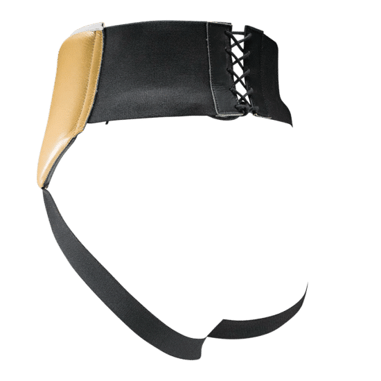 White & Gold Groin Guard - Pro boxing series - Yithsu